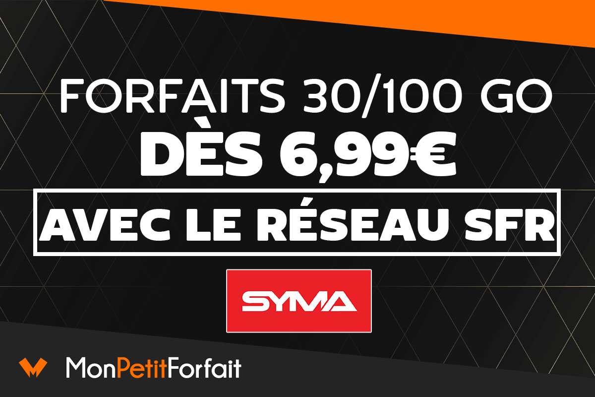 Réseau SFR pas cher ? Syma a la solution : forfaits mobiles dès 7€