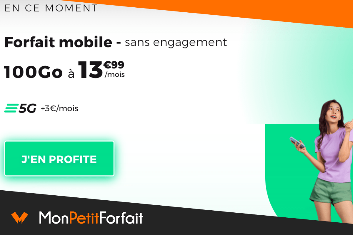 Forfait mobile : les offres de RED by SFR à partir de 7,99€/mois