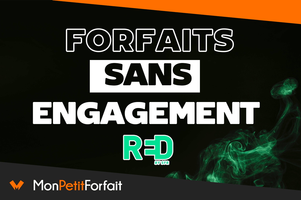 Forfait sans engagement : les nouvelles offres RED by SFR, dès 8€