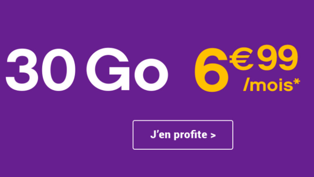 Nouveau forfait 30 Go disponible dès 6,99€ chez Coriolis Telecom