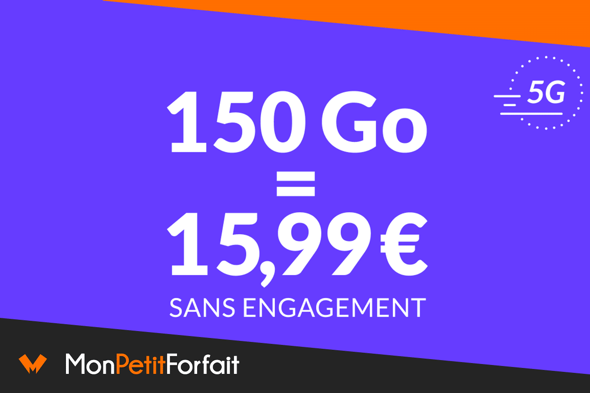 Le forfait 5G à data flexible chez l'opérateur mobile Prixtel