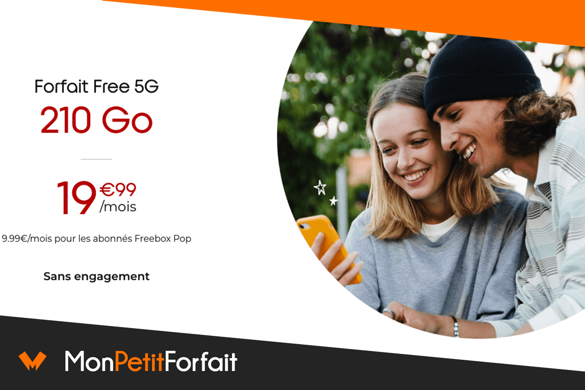 Les forfaits sans engagement de Free : le plein de data à bon prix