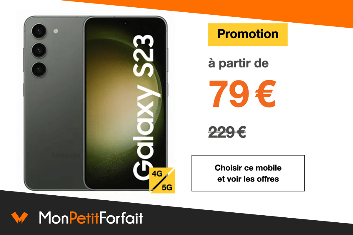 Le Samsung Galaxy S23 pas cher débarque chez Orange dès 79€