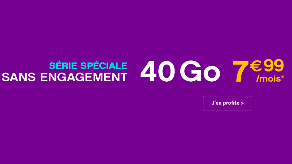 Forfait sans engagement : 40 Go YouPrice, Lebara et Coriolis