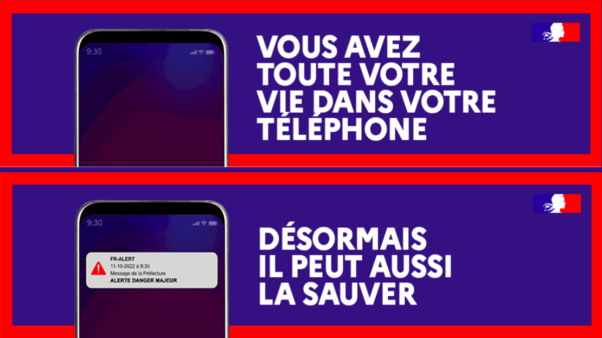 Une première utilisation des alertes par SMS à cause d'intempéries