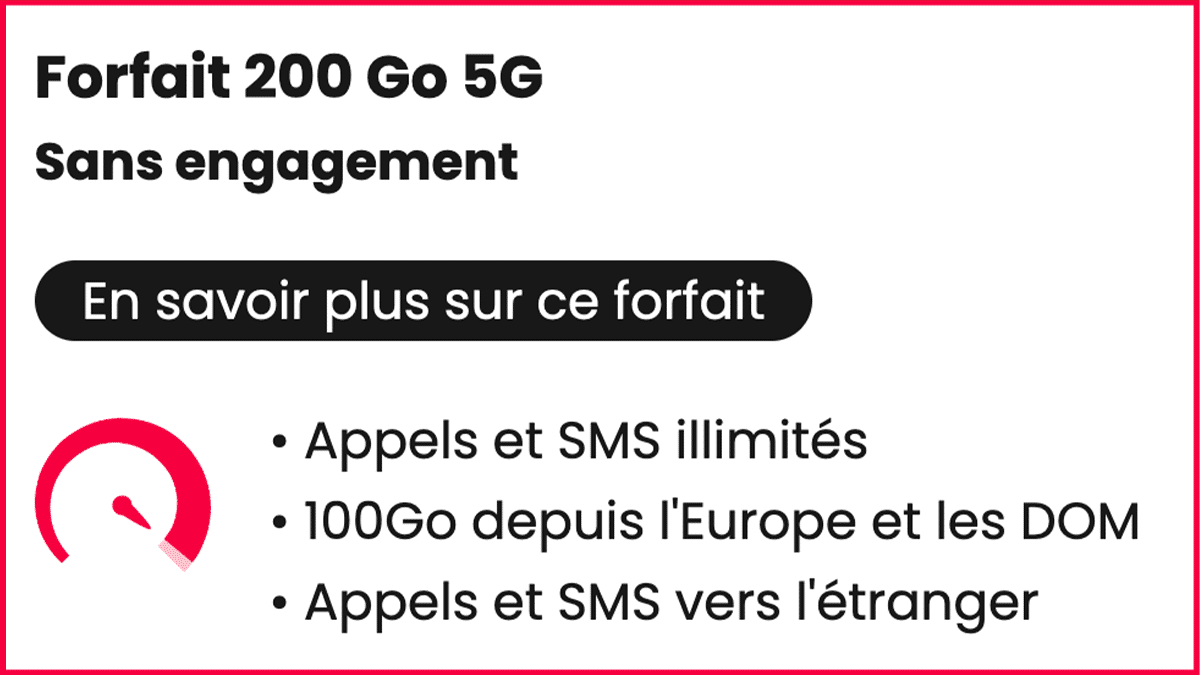 Forfait en promo : 200 Go à moins de 15€ pour les clients box SFR