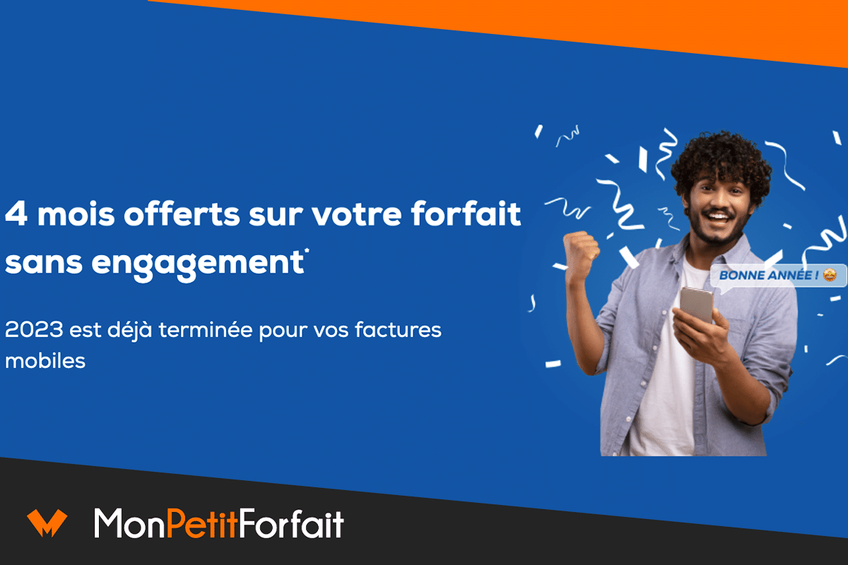 Forfait mobile gratuit : 120 Go à 0€ pendant 4 mois avec La Poste Mobile