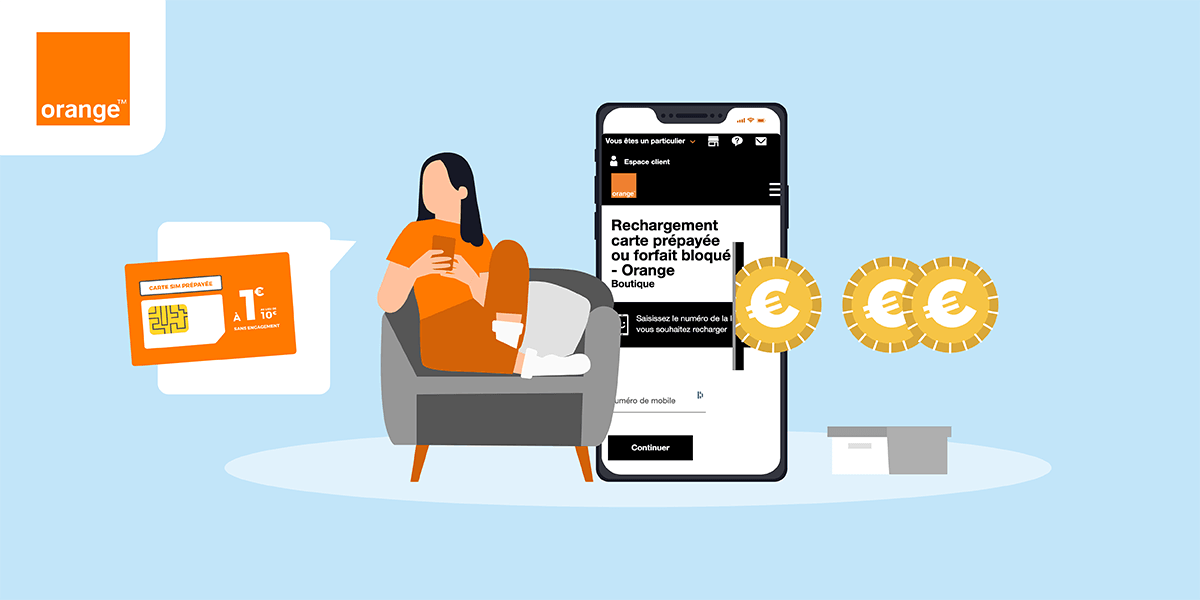 Carte SIM prépayée Orange : comment l'obtenir et la recharger