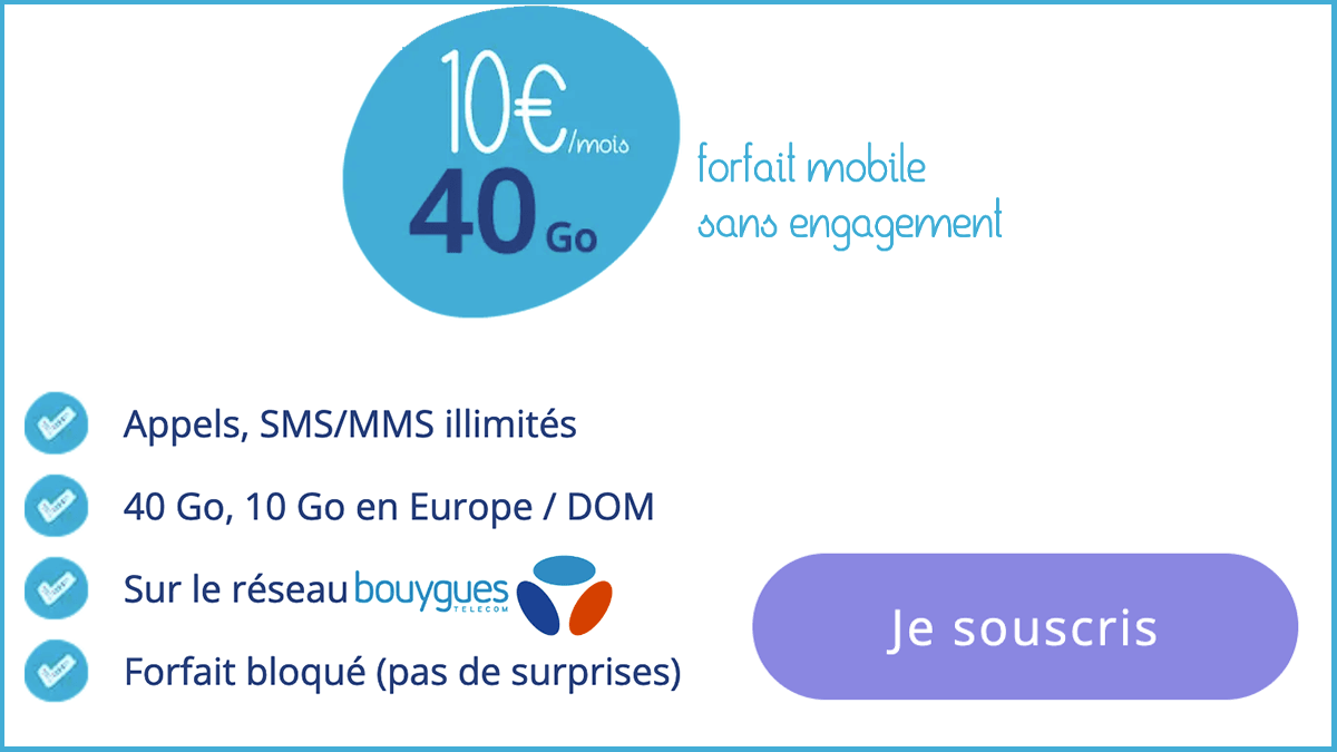 Forfait à 10€ : faites un geste pour la planète avec Source Mobile