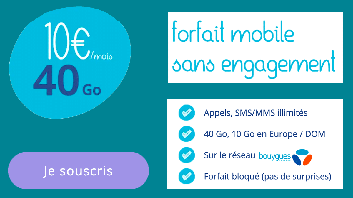 Forfait à 10€ : un geste pour la planète avec Source Mobile