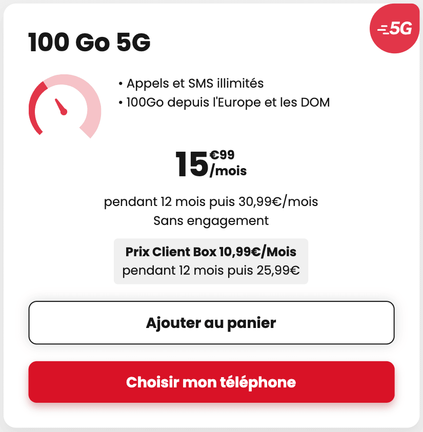 Les forfaits 5G avec 100 Go des meilleurs opérateurs : qui choisir