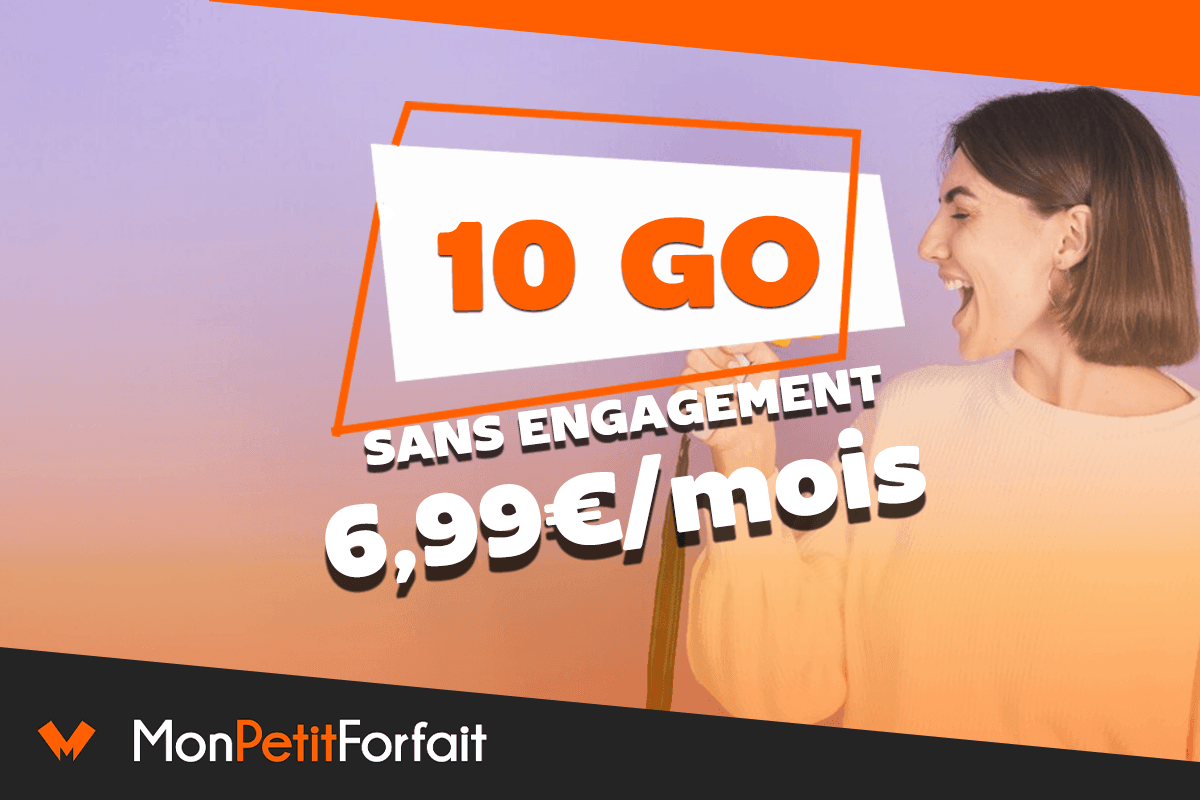 Duel de forfait 10 Go entre B&You et RED by SFR pour 6,99€