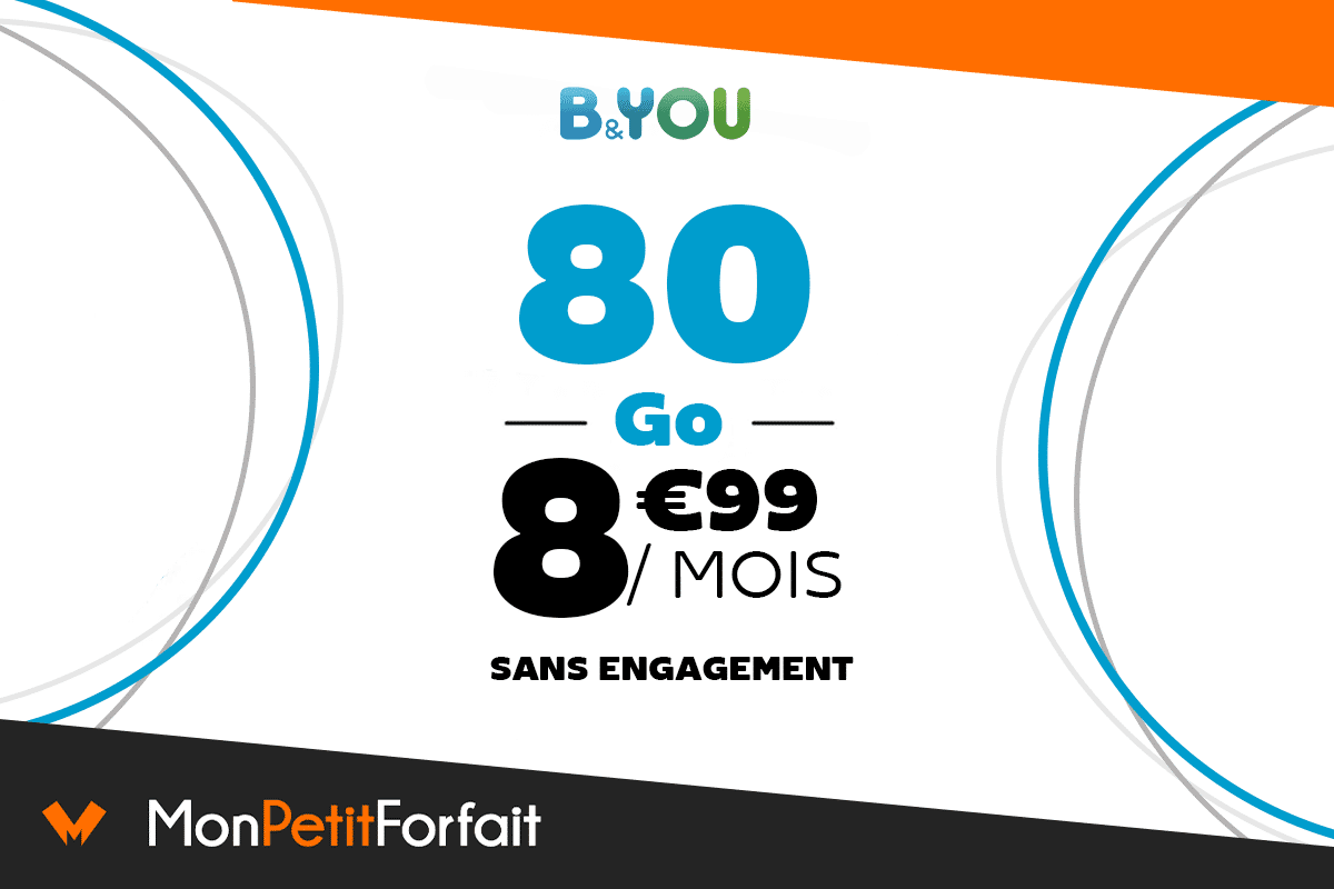 B&You frappe fort avec deux nouveaux forfaits sans engagement