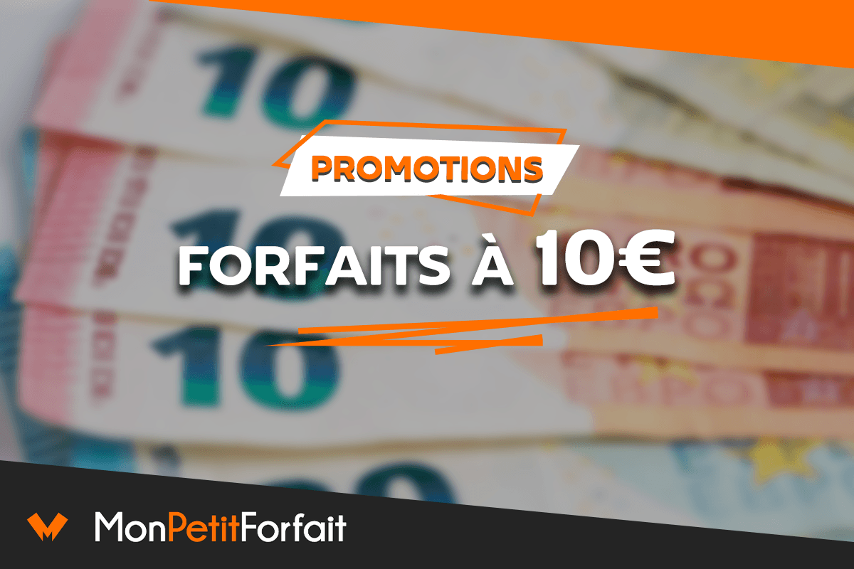 Forfait à 10€ : voici les offres avec plus de 100 Go de data