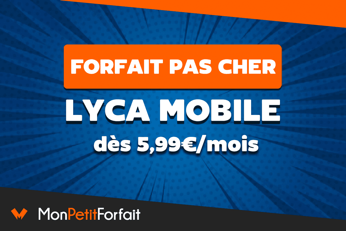 Forfait pas cher : trois offres de 20, 80 ou 120 Go chez Lyca Mobile