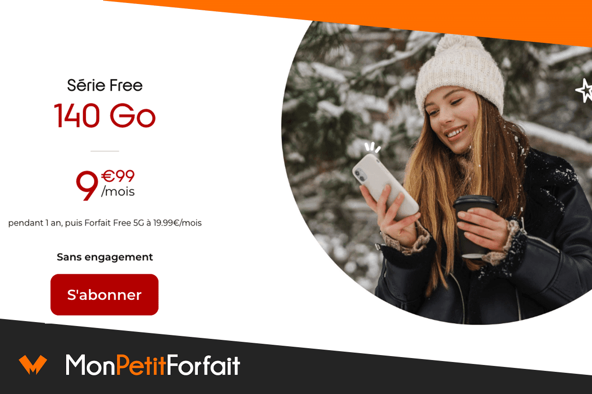 Forfait sans engagement : la Série Free est désormais à 9,99