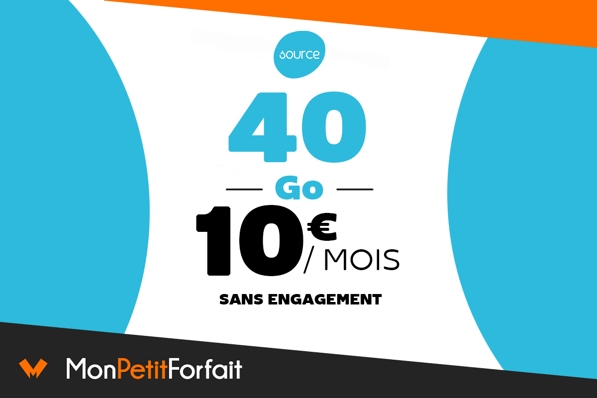 Un forfait sans engagement, complet et éthique à 10€ chez Source Mobile