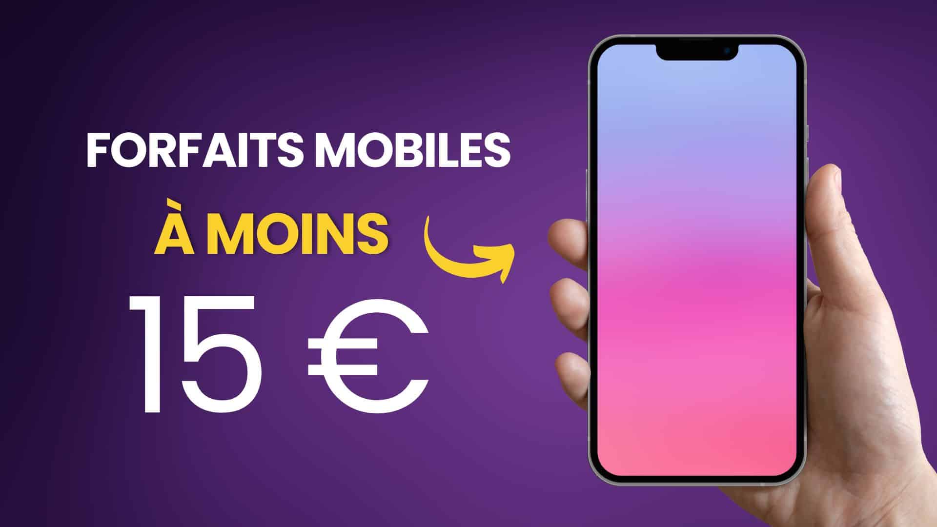 Deux forfaits mobiles à moins de 15€ avec 200 Go : profitez-en