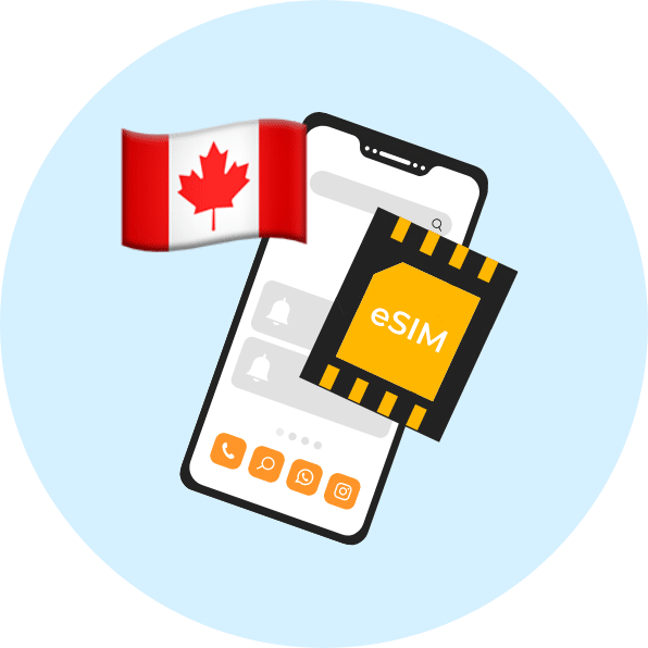 eSIM Canada (voyage) : quelle offre eSIM pour avoir Internet