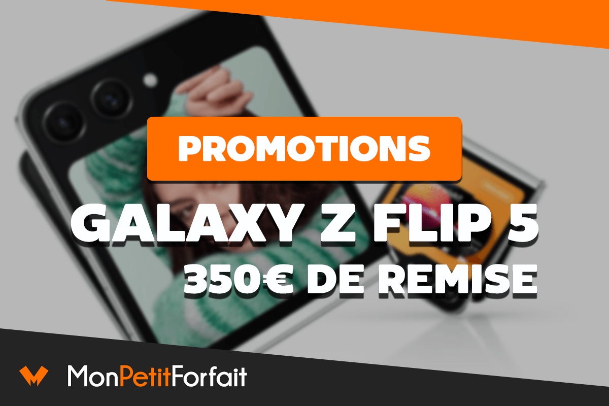 Samsung Galaxy Z Flip5 : 350€ de réduction chez Free