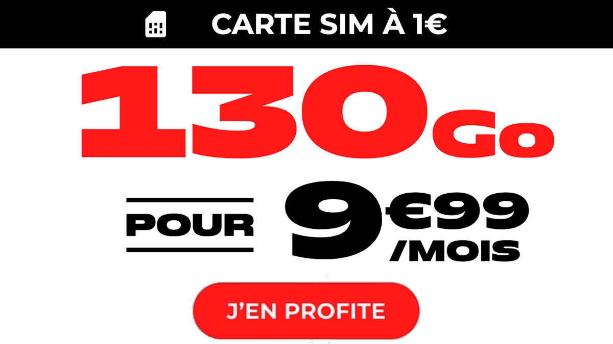 Forfait 5G NRJ Mobile : 130 Go à prix cassé