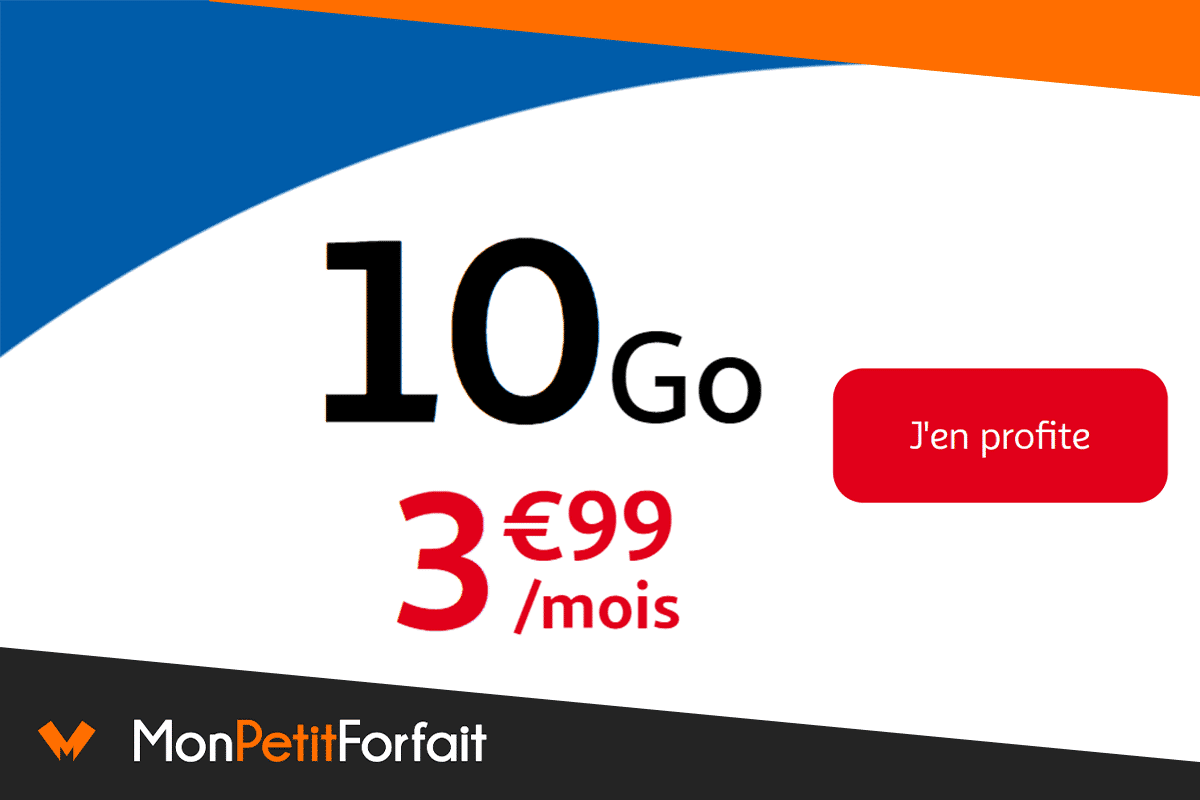 10 à 30 Go dans des forfaits à moins de 5€ : où les trouver