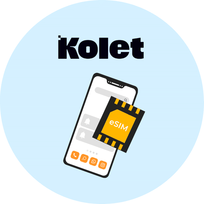 eSIM Kolet : offres, pays couverts, data et tarifs des eSIM