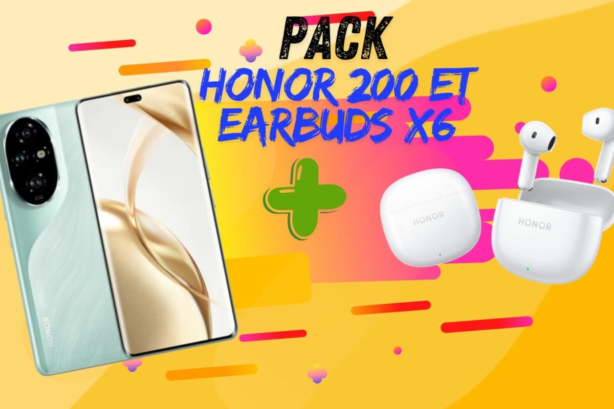 Free Mobile : un pack Honor 200 et Earbuds X6 à un prix unique