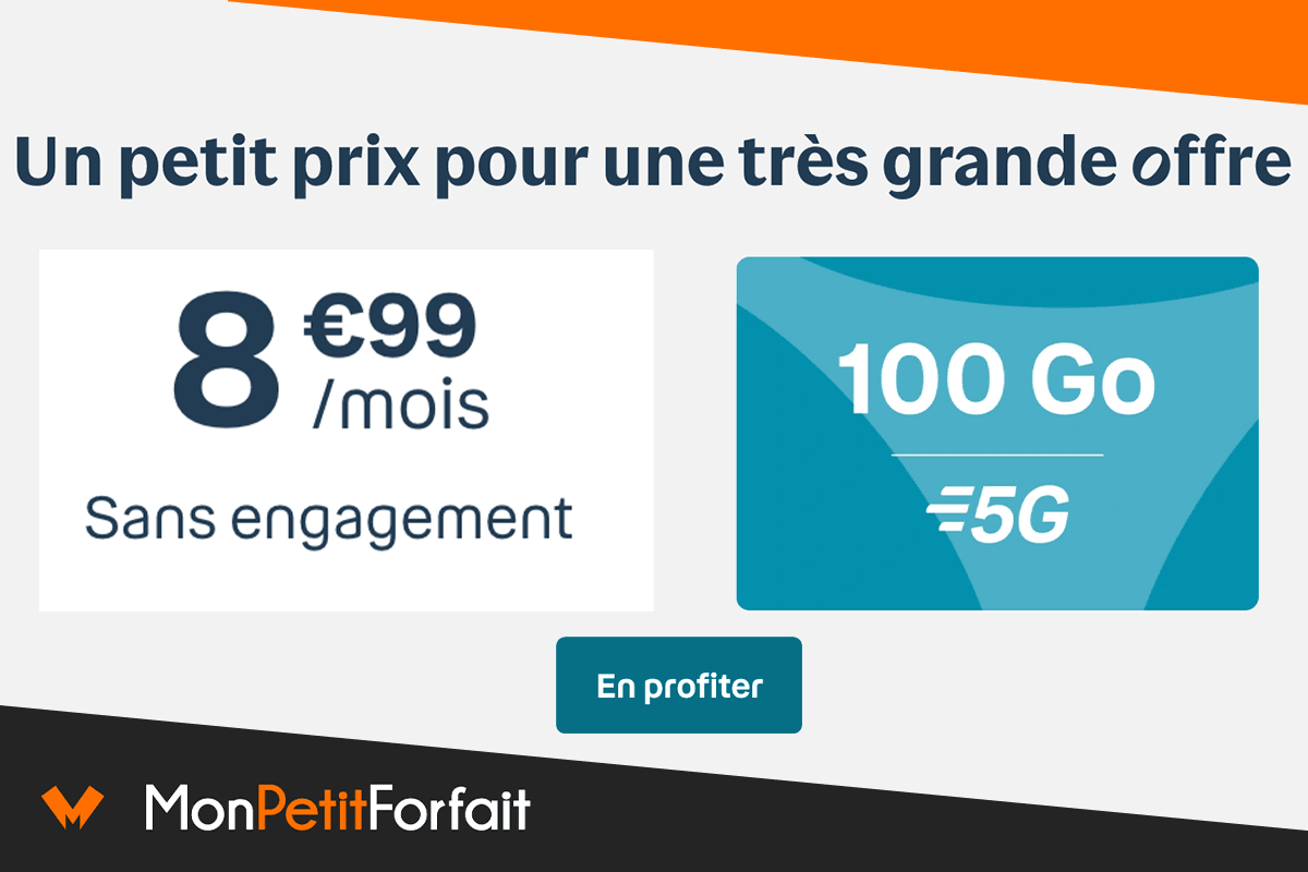 Un forfait 100 Go avec la 5G pour moins de 10€ : est-ce possible chez B&You?