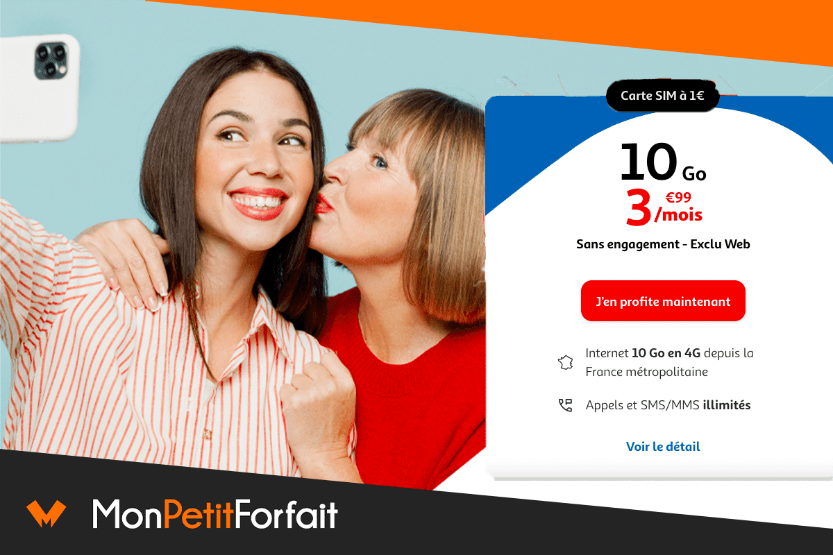 Pour les soldes, choisissez un forfait à moins de 5€