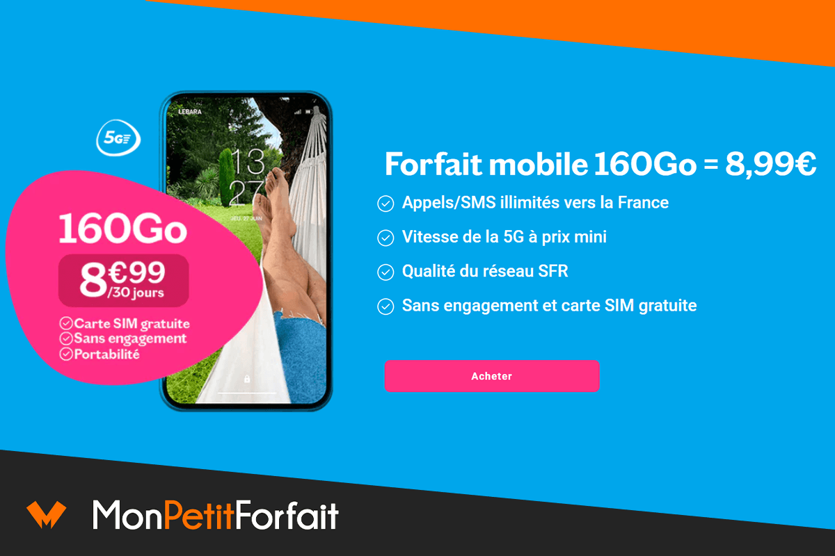 Cet été, que des forfaits 5G avec Lebara, dès 5,99€ par mois