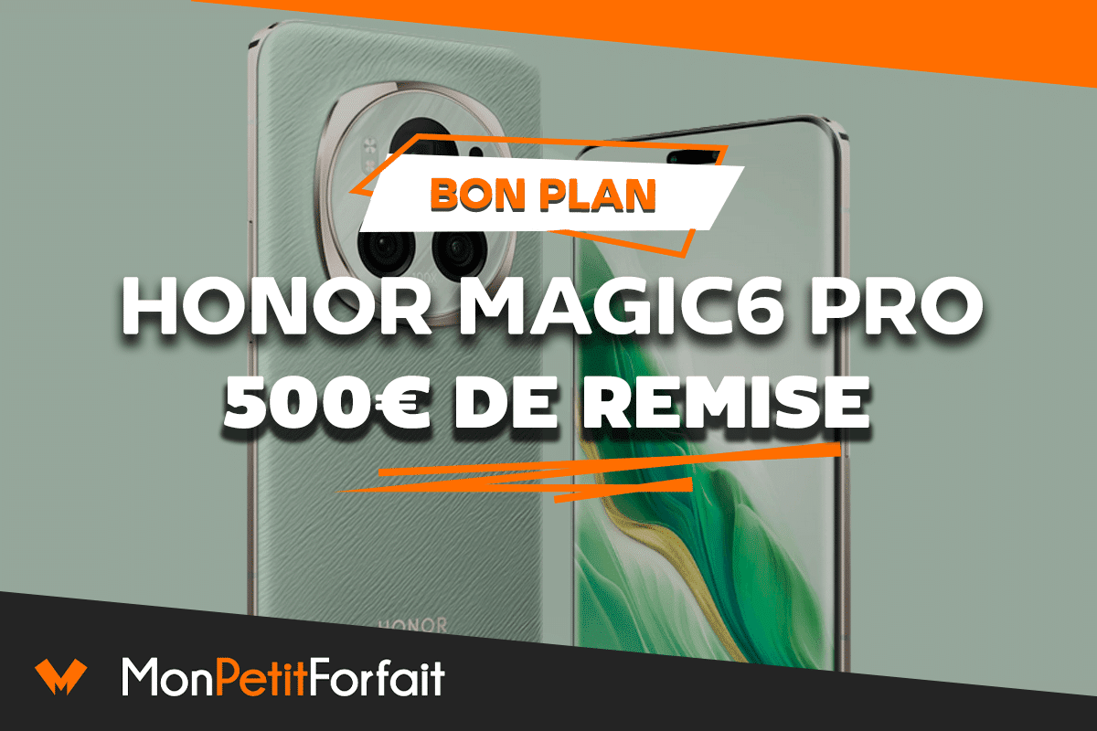 Honor Magic6 Pro : 500€ de remise sur le smartphone chez Orange