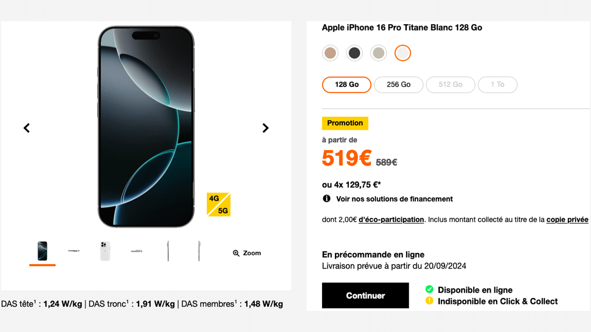 L'iPhone 16 Pro disponible à un tarif attractif chez ces opérateurs