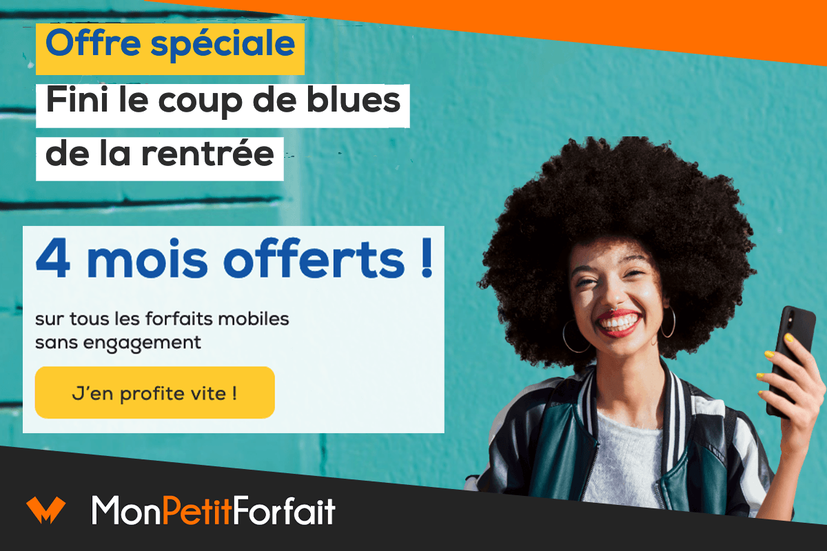 Forfait mobile gratuit : pour la rentrée, La Poste Mobile offre 4 mois d'abonnement