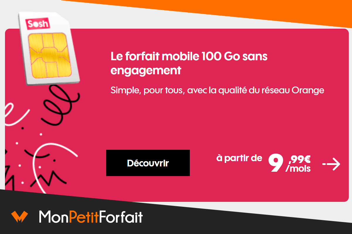 Forfaits mobiles Sosh et YouPrice : le réseau Orange à petit prix