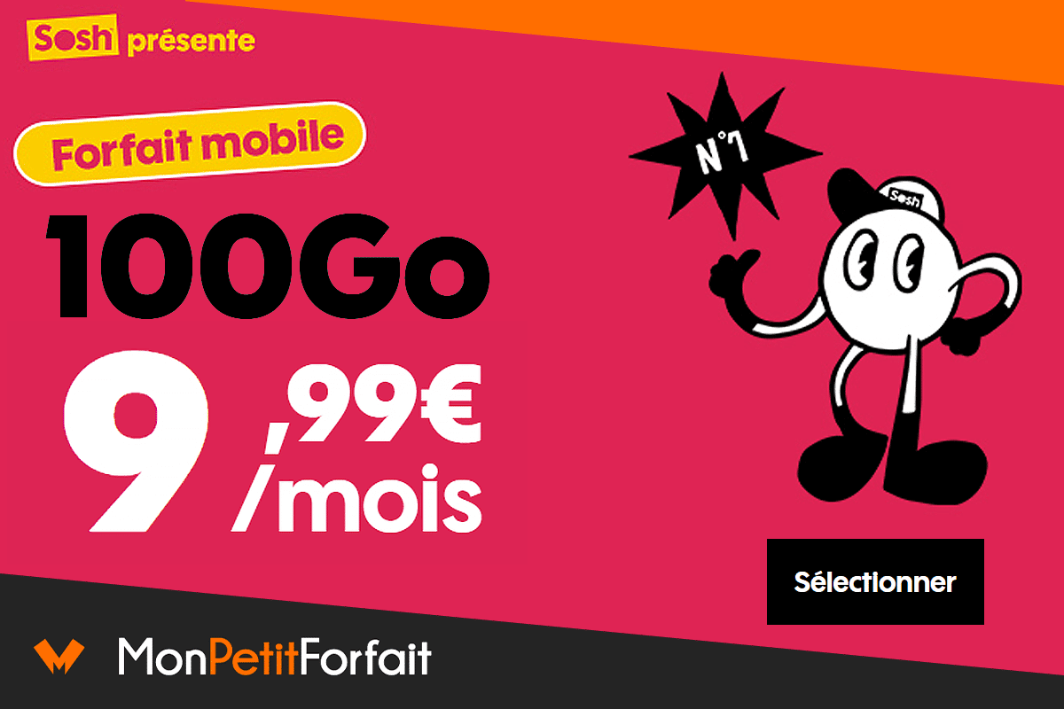 Forfaits mobiles Sosh : offres pas chères et sans engagement