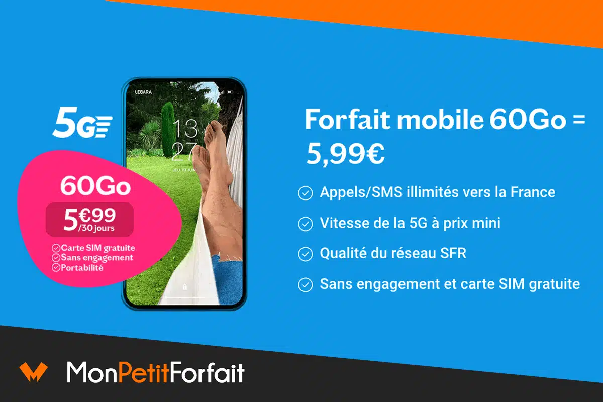 Forfait en promo : les offres de Lebara dès 6€ sur le réseau de SFR