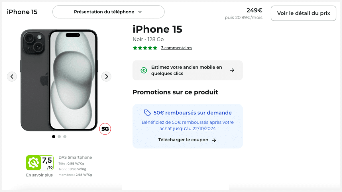 L'offre exceptionnelle de Free qui permet d'avoir l'iPhone 15 en promo