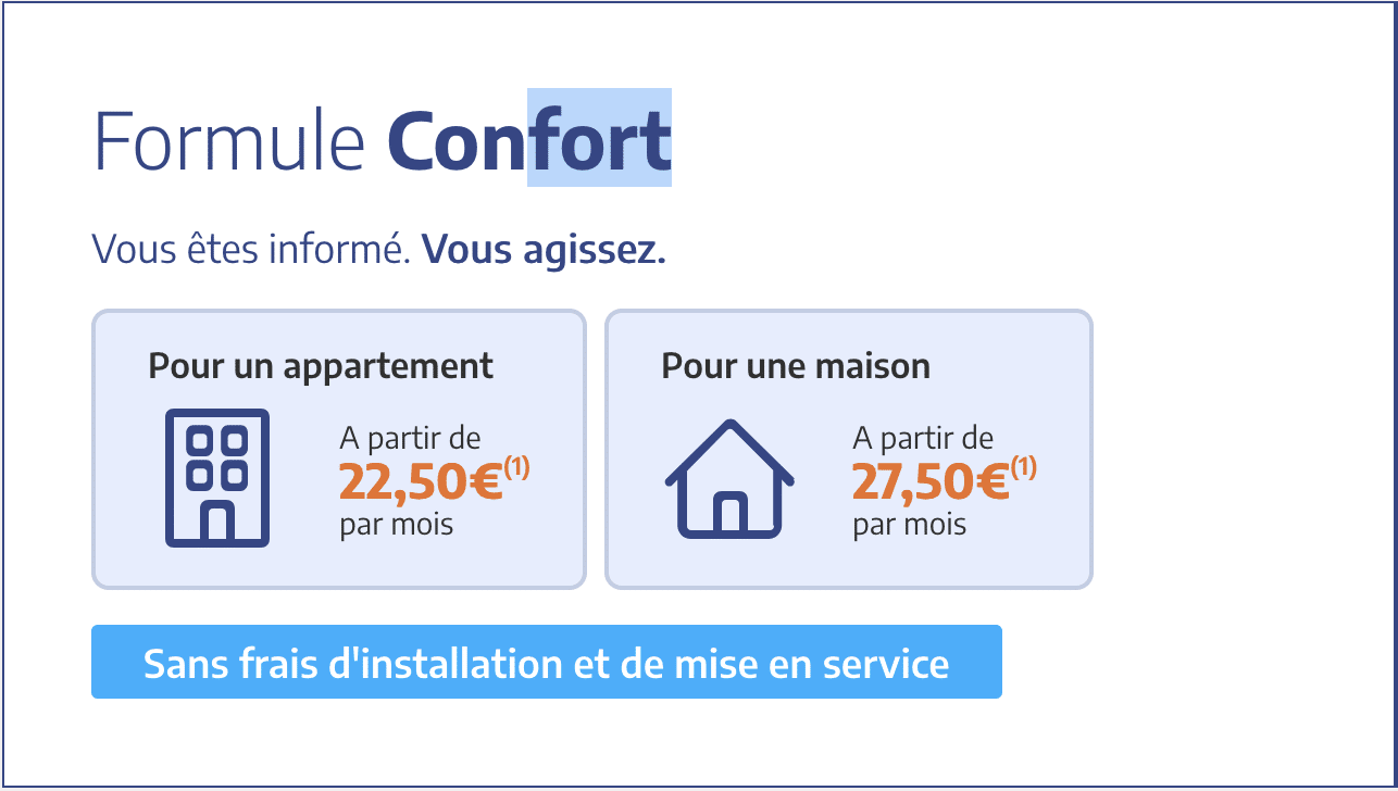 Alarme Homiris : les formules d'abonnements (prix, offres, avis)