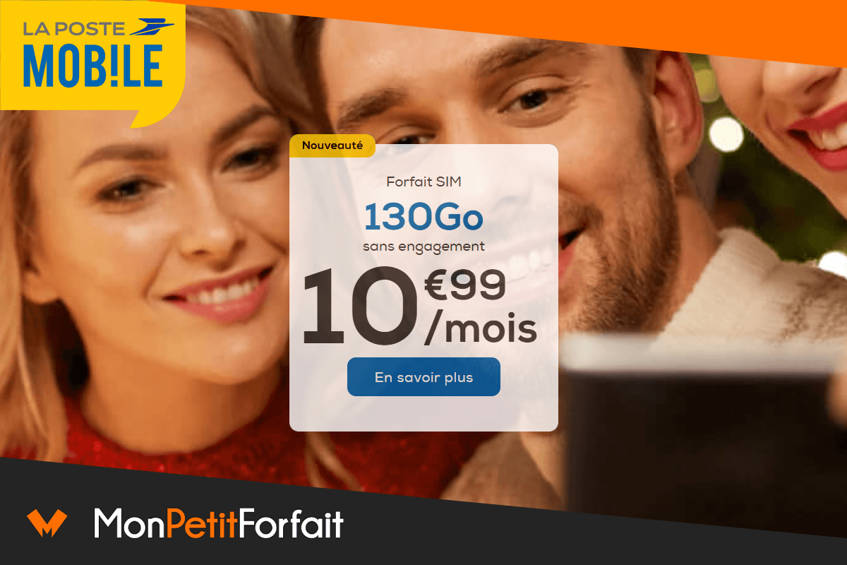 Offre La Poste Mobile : des nouveaux forfaits mobiles dès 10,99€/mois