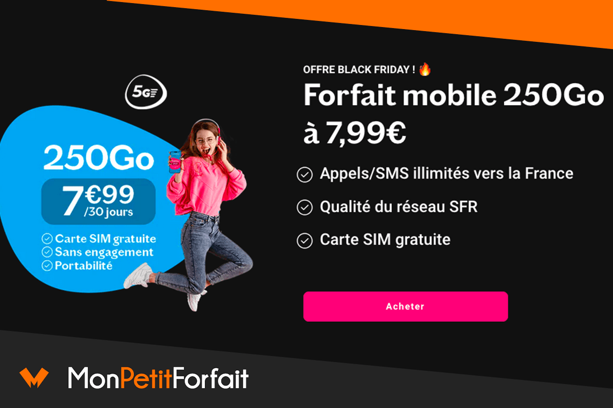 250 Go + 5G à 7,99€ : le forfait sans engagement totalement fou de Lebara