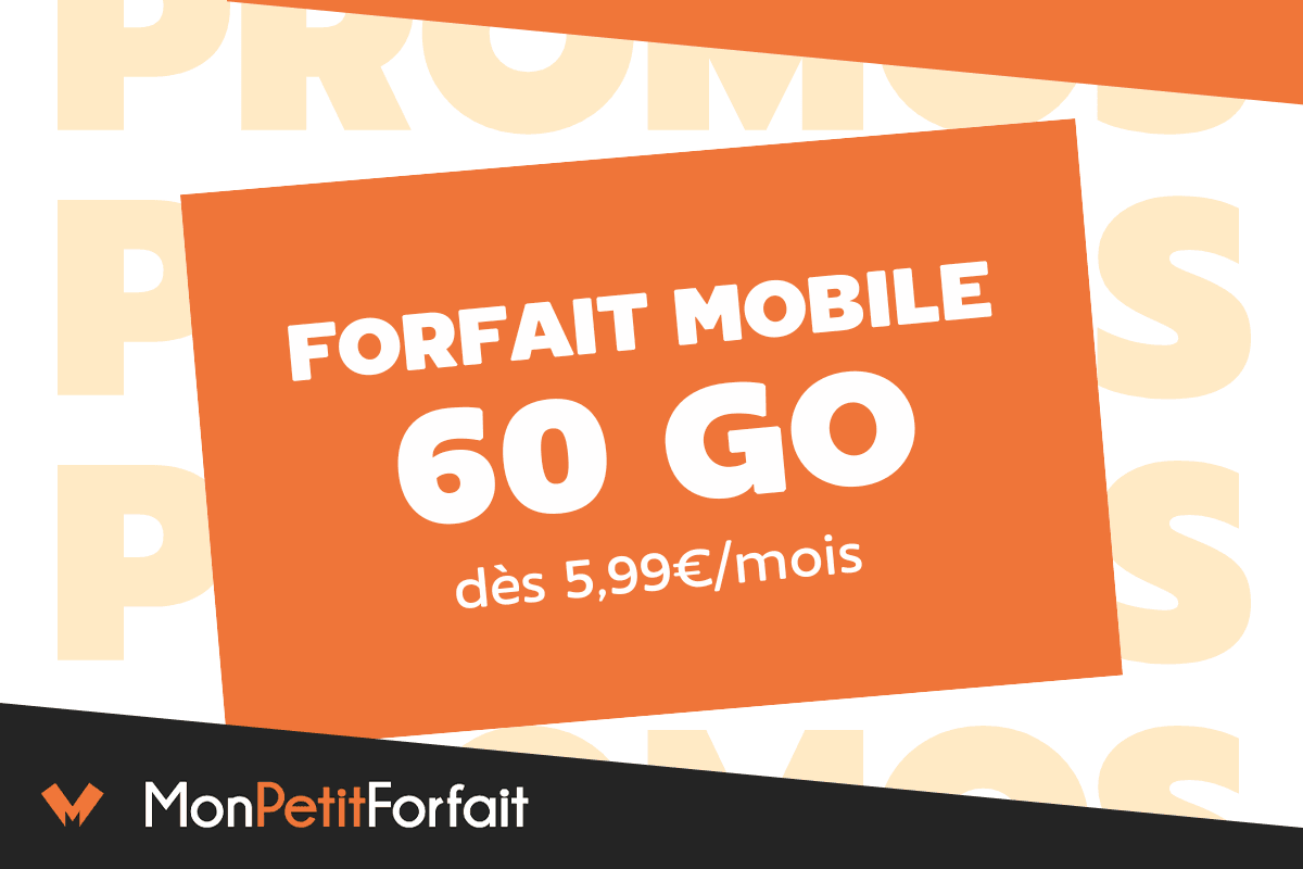 Le forfait 60 Go de Lebara est en promo à 5,99€ pendant les soldes