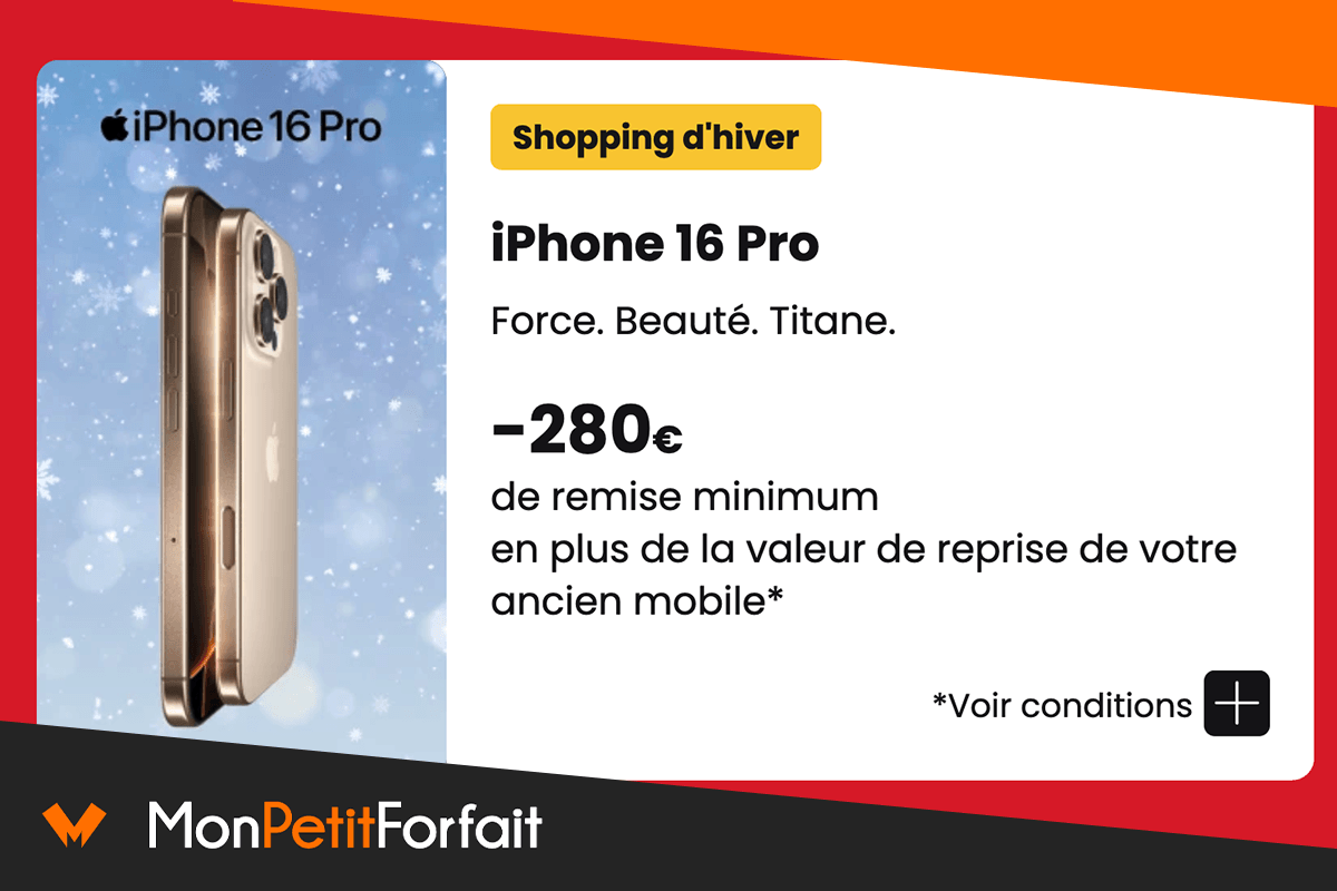 SOLDES : l'iPhone 16 Pro quasi aussi cher que l'iPhone 16 chez cet ...