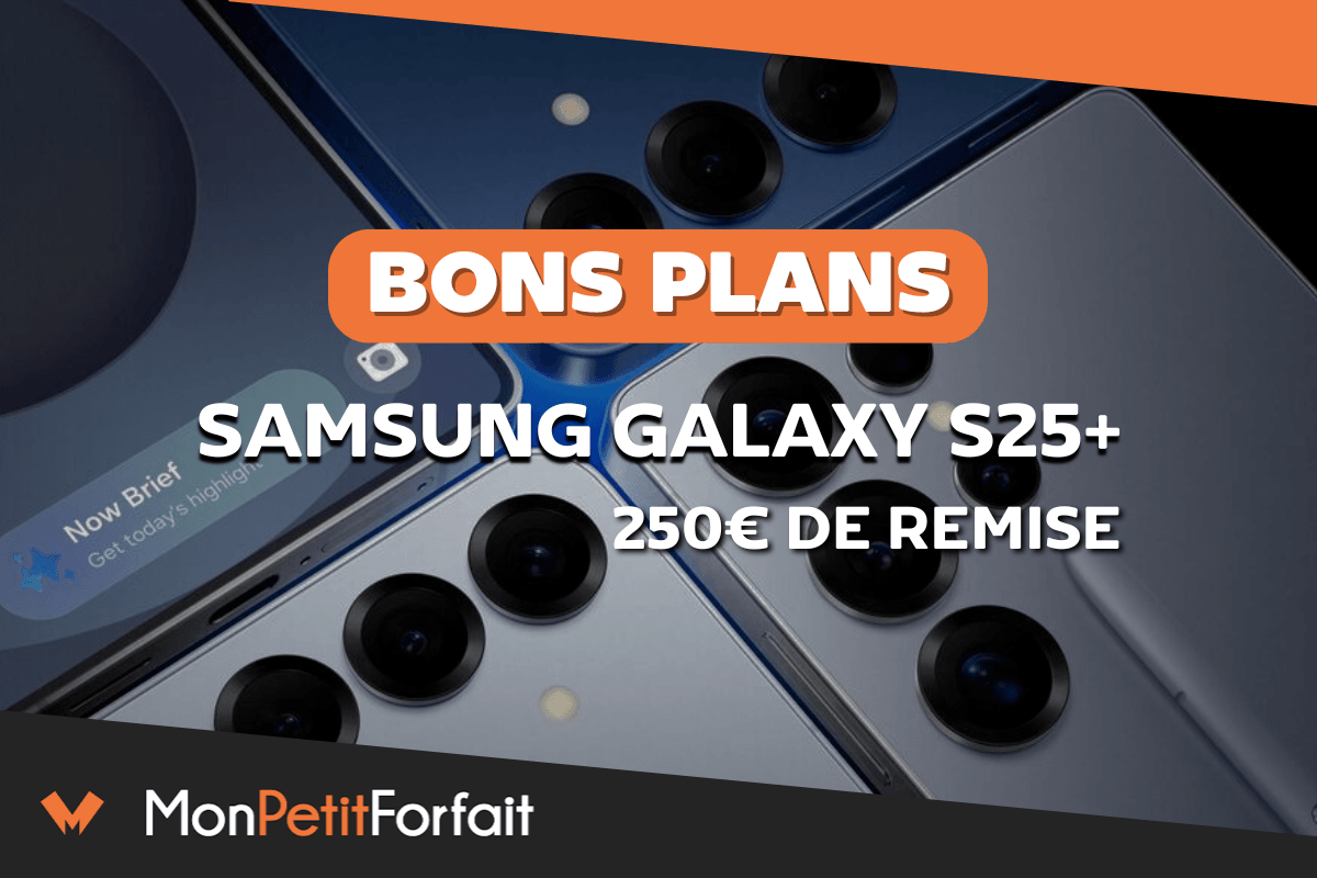 Orange propose l’une des meilleures remises : 250€ sur le Galaxy S25+
