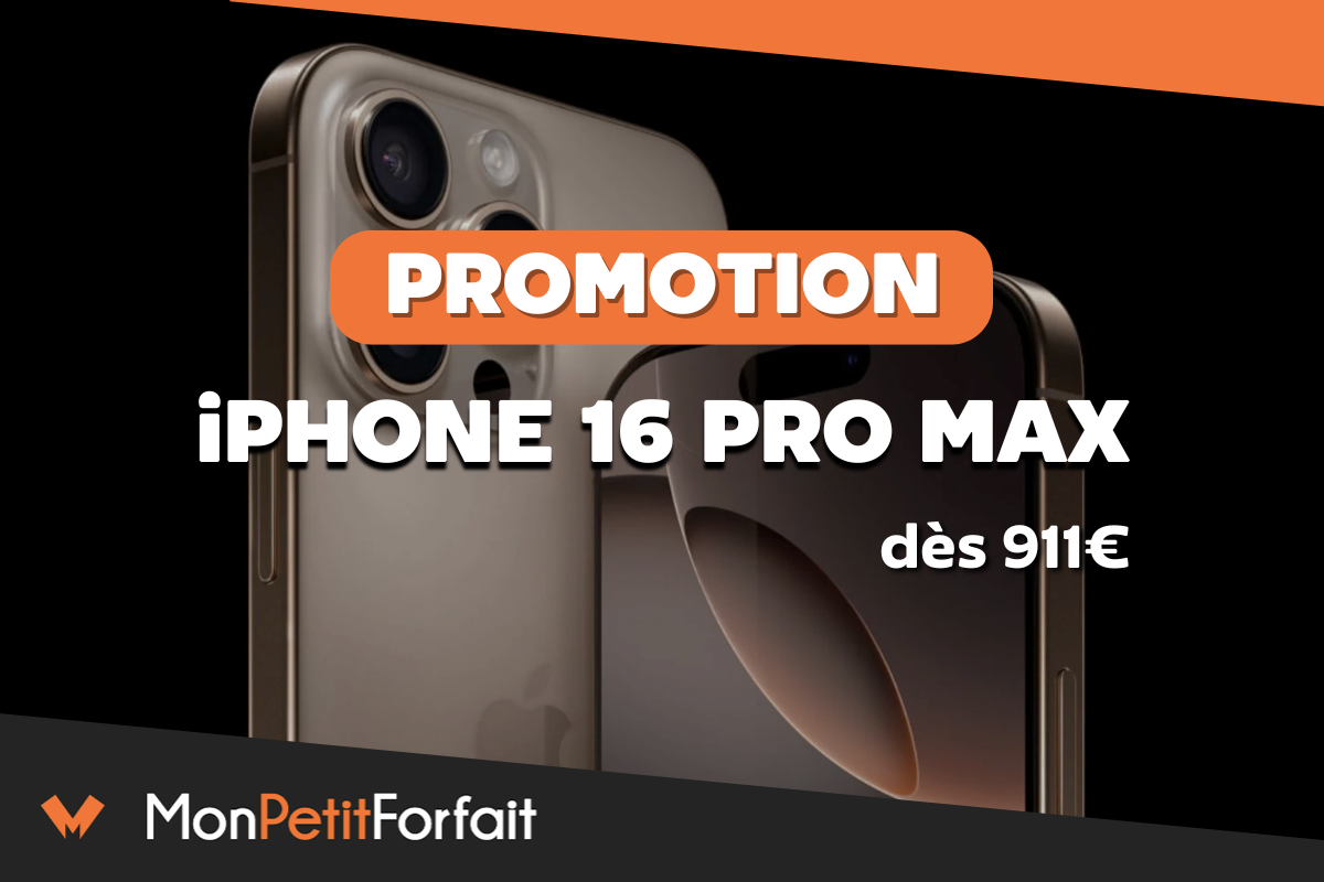 L'iPhone 16 Pro Max est en promotion chez l'opérateur SFR