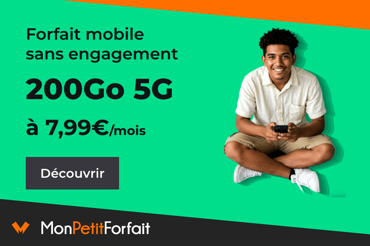 Nouveauté chez RED by SFR : un forfait 200 Go à seulement 7,99€ ! (5G)