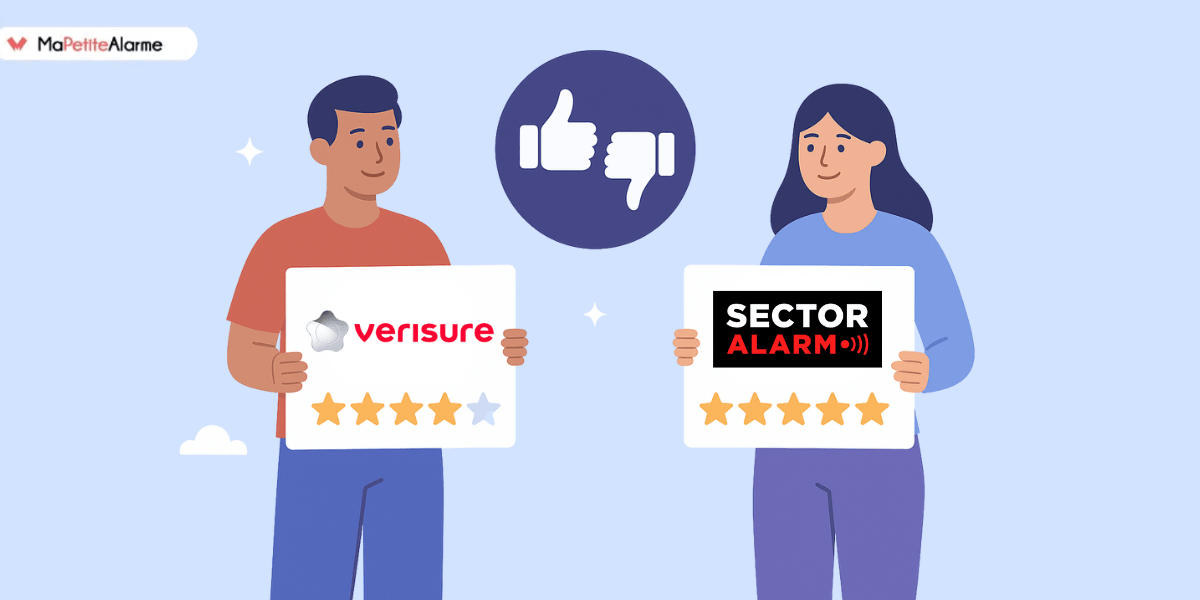 Qui choisir entre Verisure ou Sector Alarm ? (comparatif)