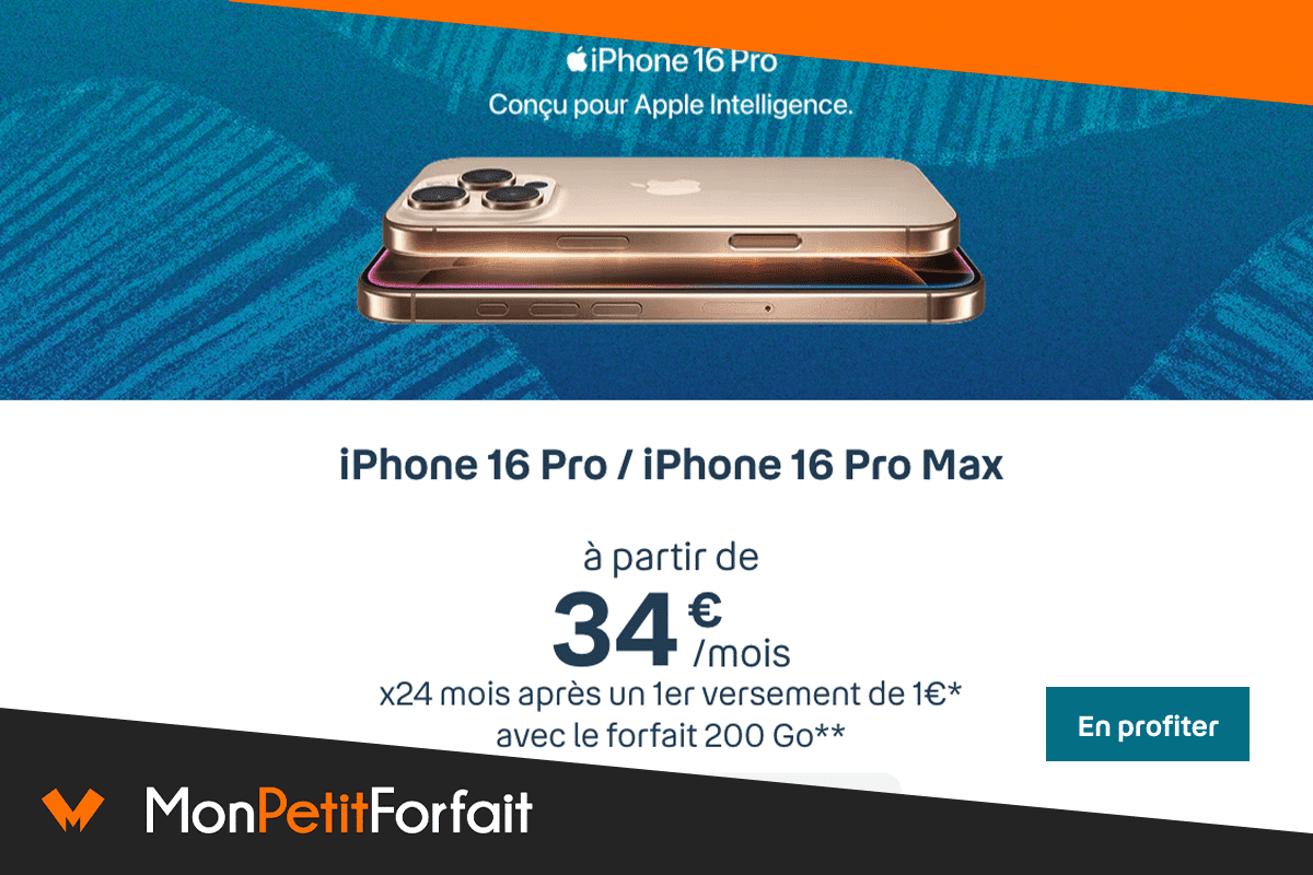 Une rentrée réussie avec l'iPhone 16 Pro à 1€ chez Bouygues Telecom
