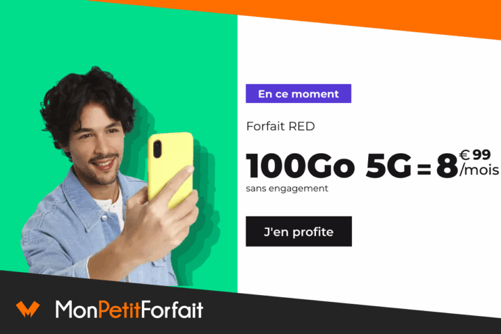 RED by SFR met tout le monde d'accord avec son forfait 5G pas cher 100 Go