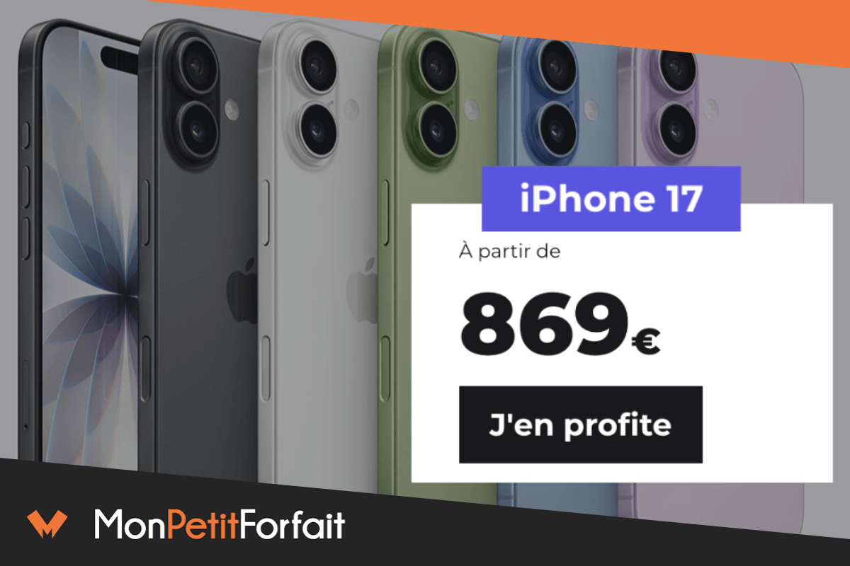 L'iPhone 17 disponible avec une belle remise chez RED by SFR